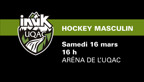 [Sport universitaire Inuk – Hockey masculin] – Séries finales – UQAC