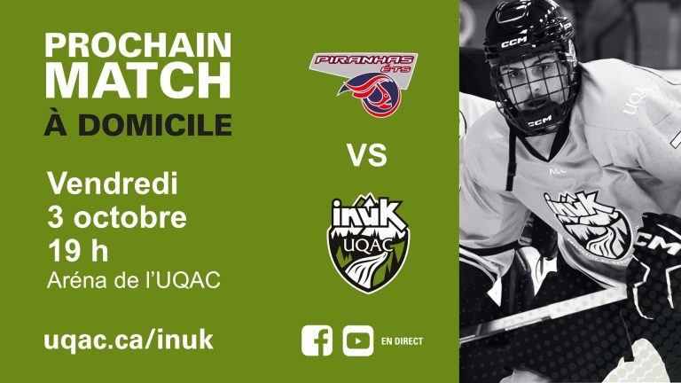 INUK – Match de hockey ÉTS vs UQAC – Portail des événements
